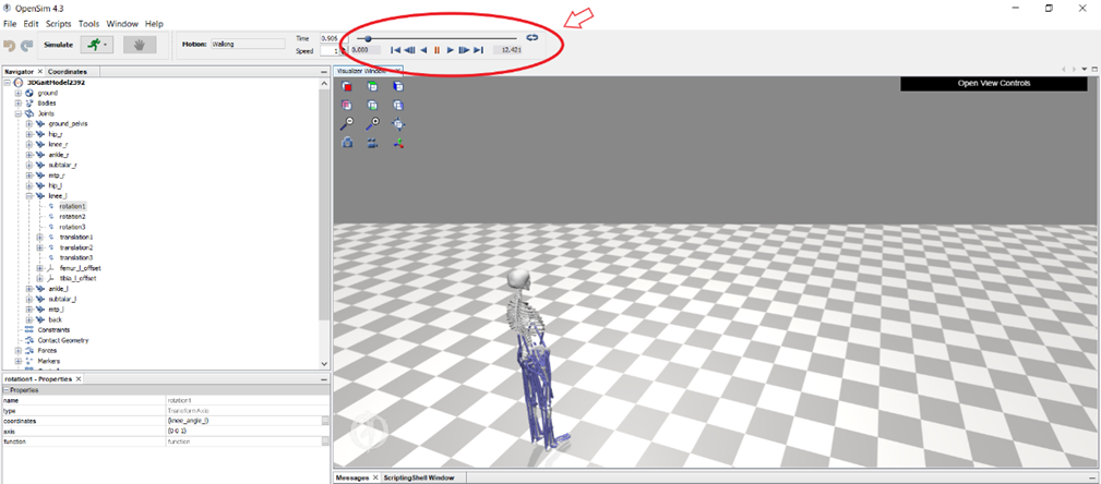 Importing Motion Files into OpenSim