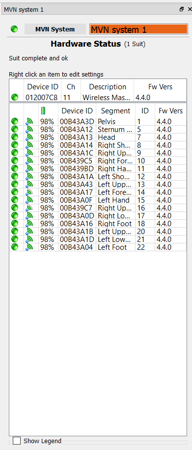 Getting Started with the Awinda in MVN